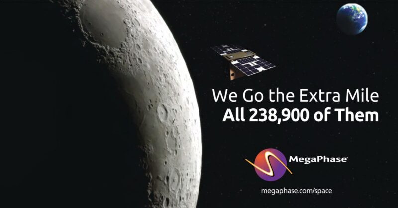 MegaPhase Cables Used in Lunar Flyby Mission